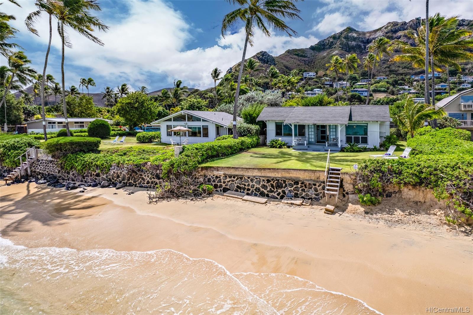 1126 Mokulua Drive , Kailua, Hi 96734 | Beachfront living! Lanikai