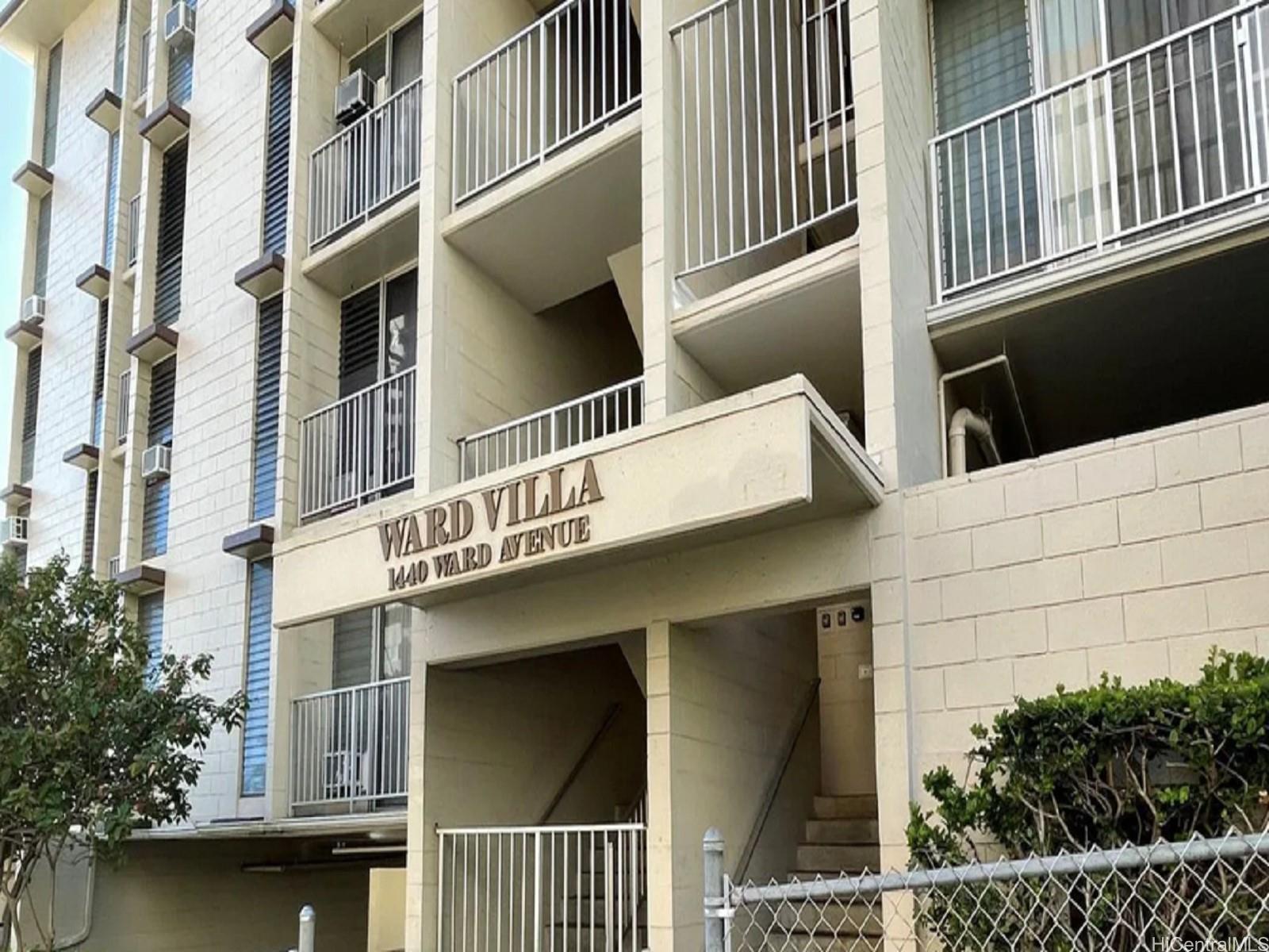 Ward Villa #301, 1440 Ward Ave, Honolulu | Punchbowl-lower condo Expired
