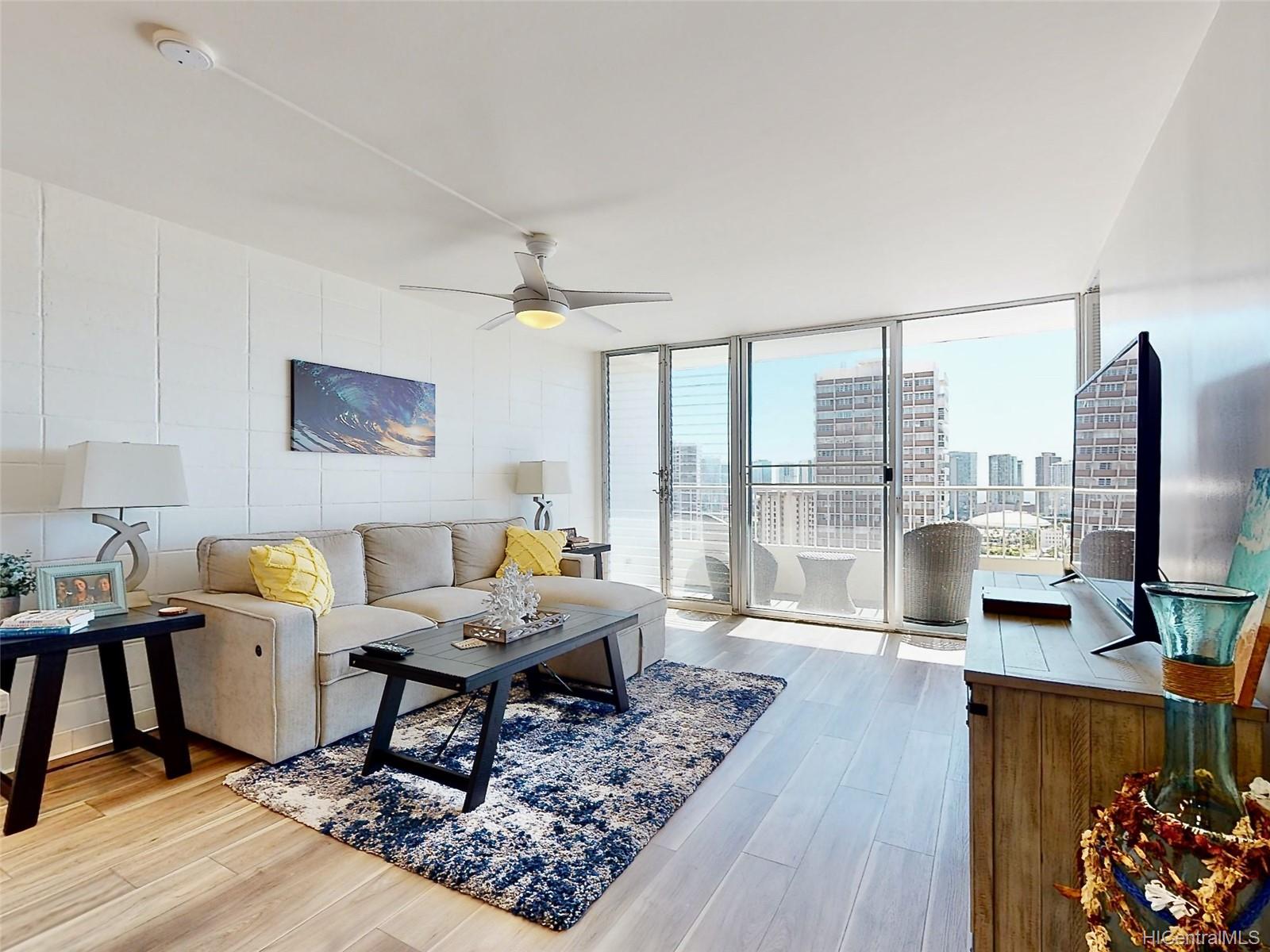 Sky Tower Apts #1202, 1515 Ward Ave, Honolulu | Punchbowl Area