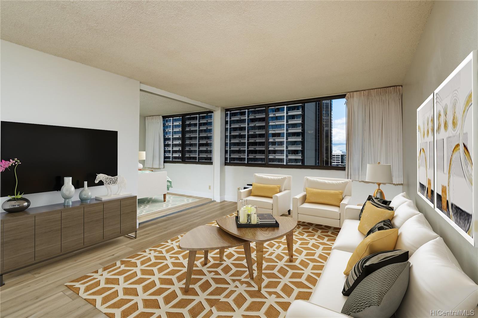 Kukui Plaza #D1503, 55 Kukui Street, Honolulu | Downtown