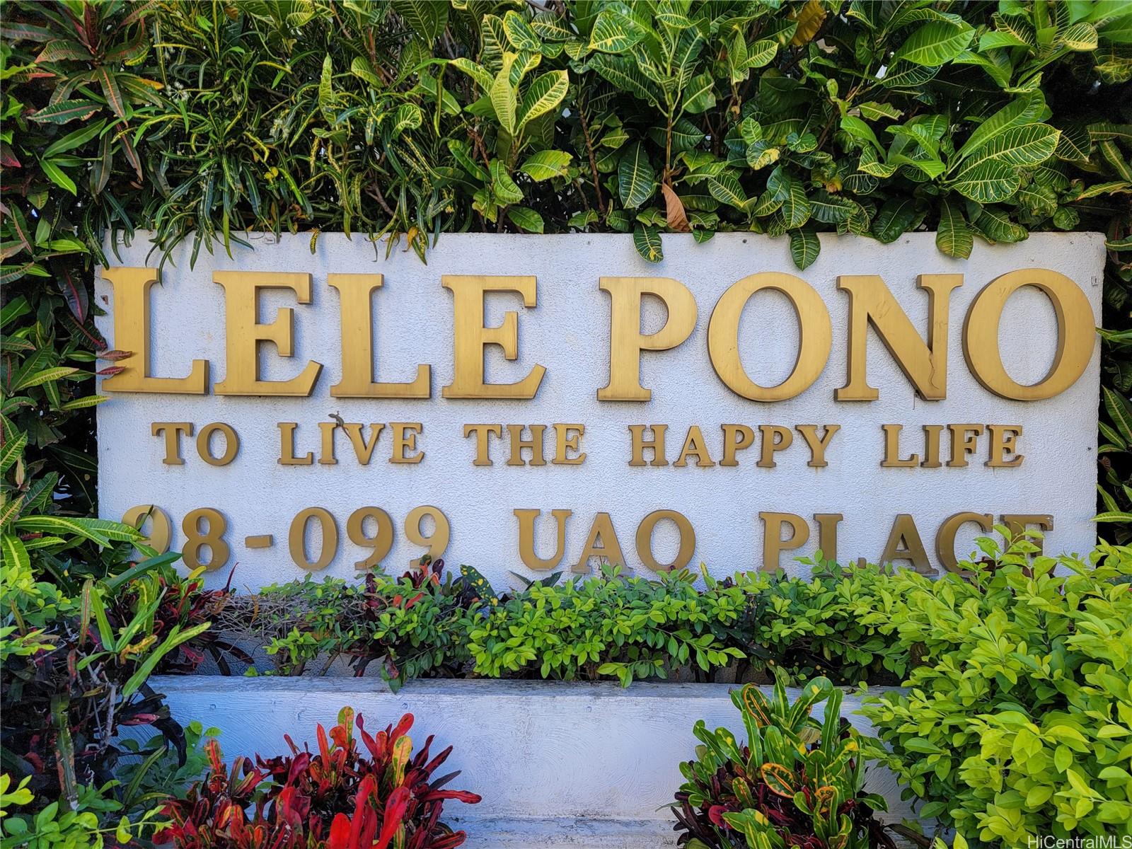 Lele Pono #1202, 98-099 Uao Place, Aiea | Pearlridge